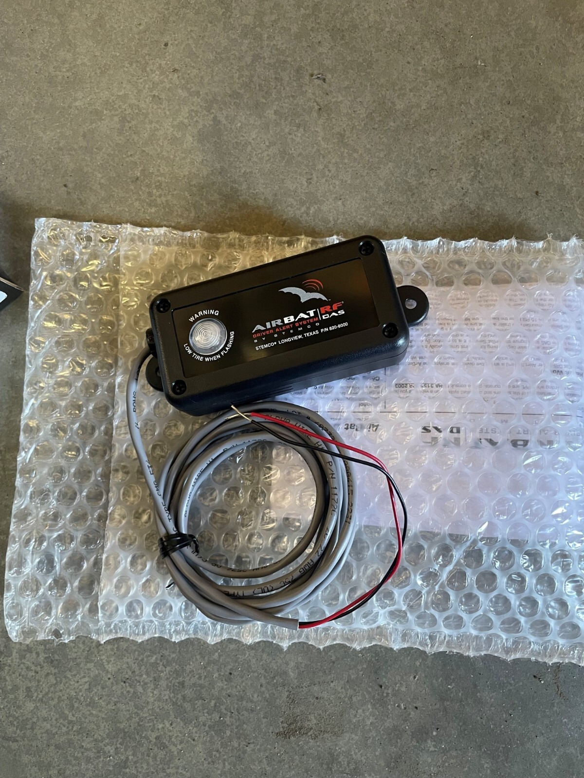 Stemco Airbat-RF Driver Alert System Dash Monitor 820-8000 for sale ...