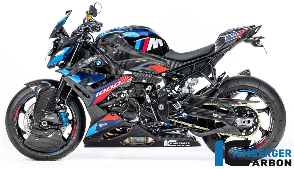 BMW M1000R 2023 23 Ilmberger Carbon Fibre Frame Cover Set | eBay UK