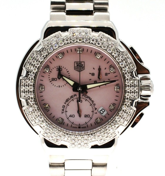 TAG Heuer Formula 1 Pink Mother of Pearl Women's Watch - CAC1311BA0852 ...