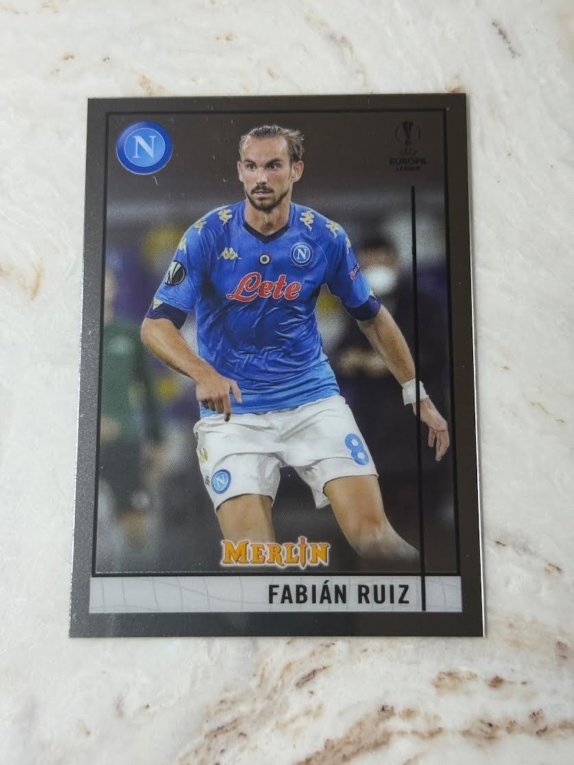 FABIAN RUIZ - 2021 TOPPS MERLIN EUFA CHAMPIONS LEAGUE SOCCER CHROME ...
