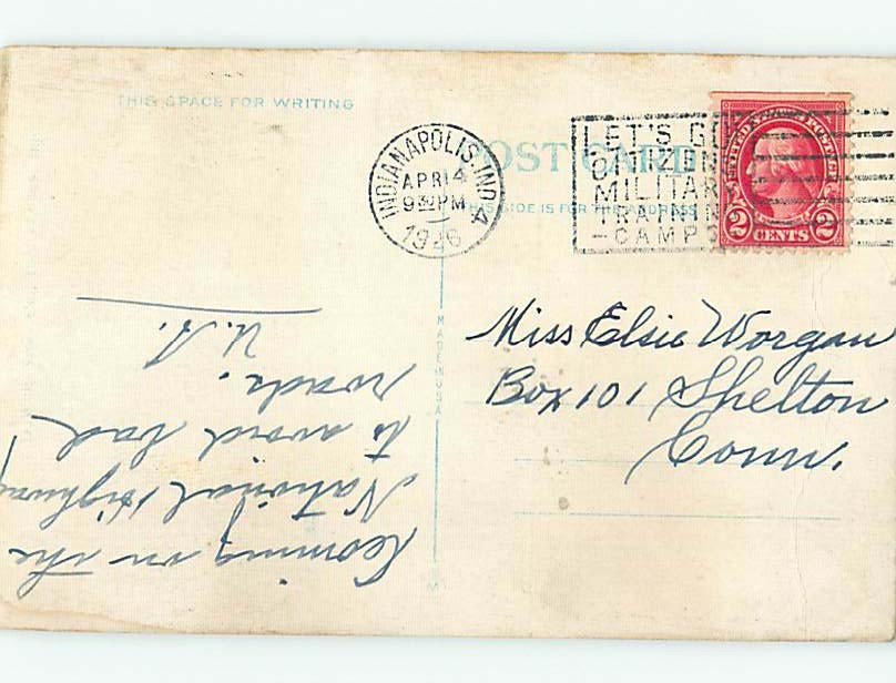 W-border POST OFFICE SCENE Indianapolis Indiana IN j/01 AF1079 | eBay