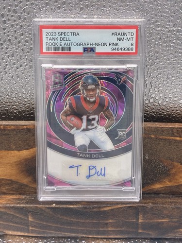 2023 Panini Spectra - Rookie Autographs Tank Dell #RAU-NTD Celestial ...