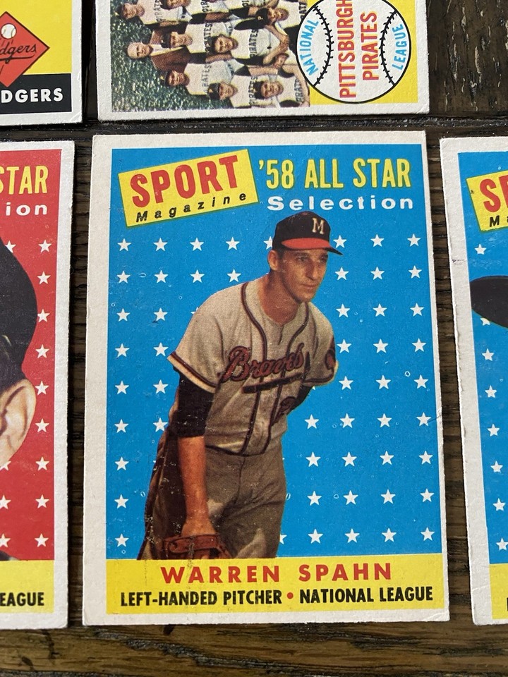 1958 Topps Baseball Partial Set 176 Different VG to EX Condition 36% of ...