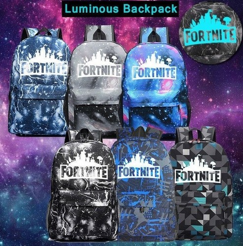 Galaxy Thunder School Backpack Book Bag Kids Teenager Night Luminous ...
