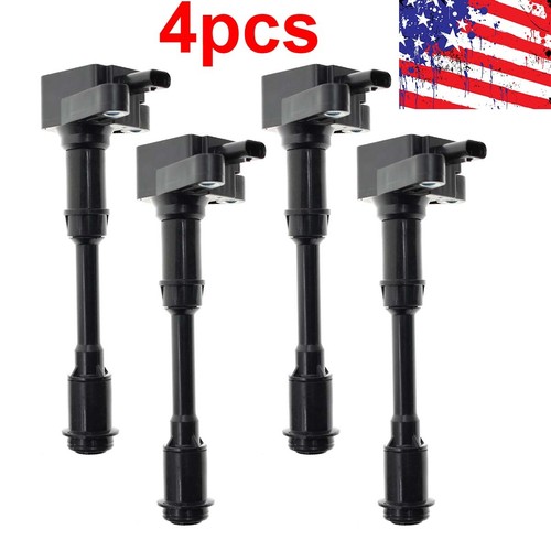 4pcs New Ignition Coils For 2013-2016 Ford Escape Fiesta Fusion 1.6L I4 ...