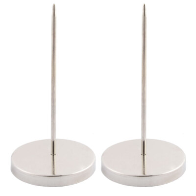 Office Desk Straight Rod Paper Memo Note Spike Stick Spear 7cm Dia Base ...