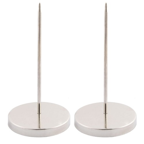 Office Desk Straight Rod Paper Memo Note Spike Stick Spear 7cm Dia Base ...