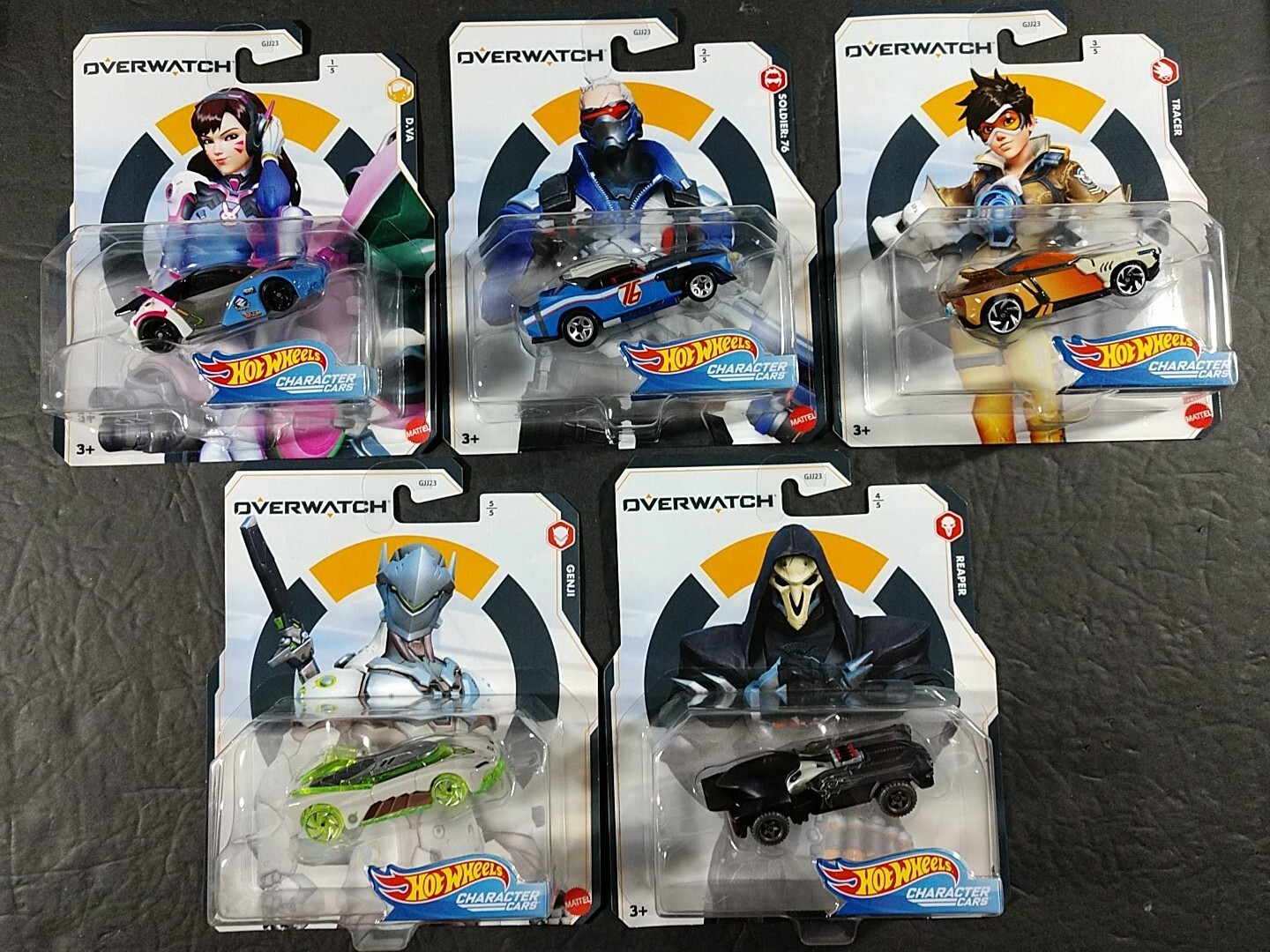 Hot Wheels 2021 Character Cars OVERWATCH Complete Set of 5 | eBay