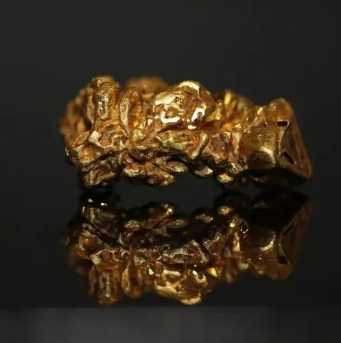 Round Mountain Wire Gold Nugget, with Intricate Crystallization ...