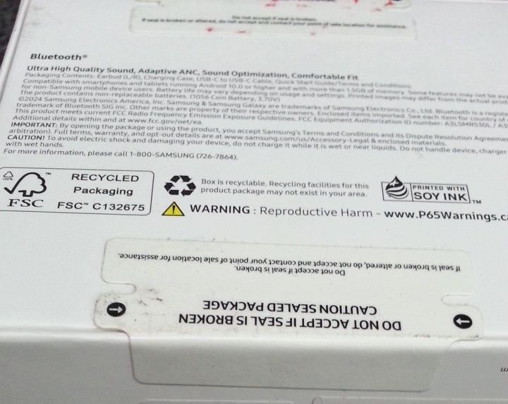 Samsung SM-R530NZAFXAR Galaxy Buds3 In-Ear Noise Cancelling Samsung SM-R530NZAFXAR Galaxy Buds3 In-Ear Noise Cancelling