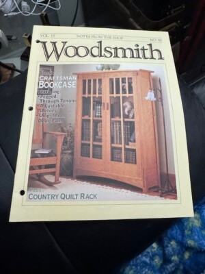 Woodsmith Magazine Vol.15 No. 90 Classic Craftsman Bookcase! | eBay