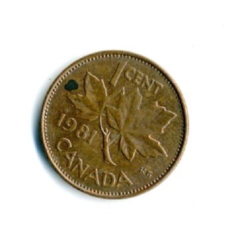 1981 Canada Canadian Penny 1 Cent Coin Queen Elizabeth II | eBay