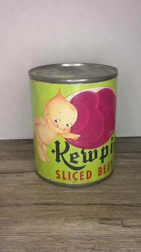 vintage advertising Kewpie doll sliced beets in can Kewpie doll on ...