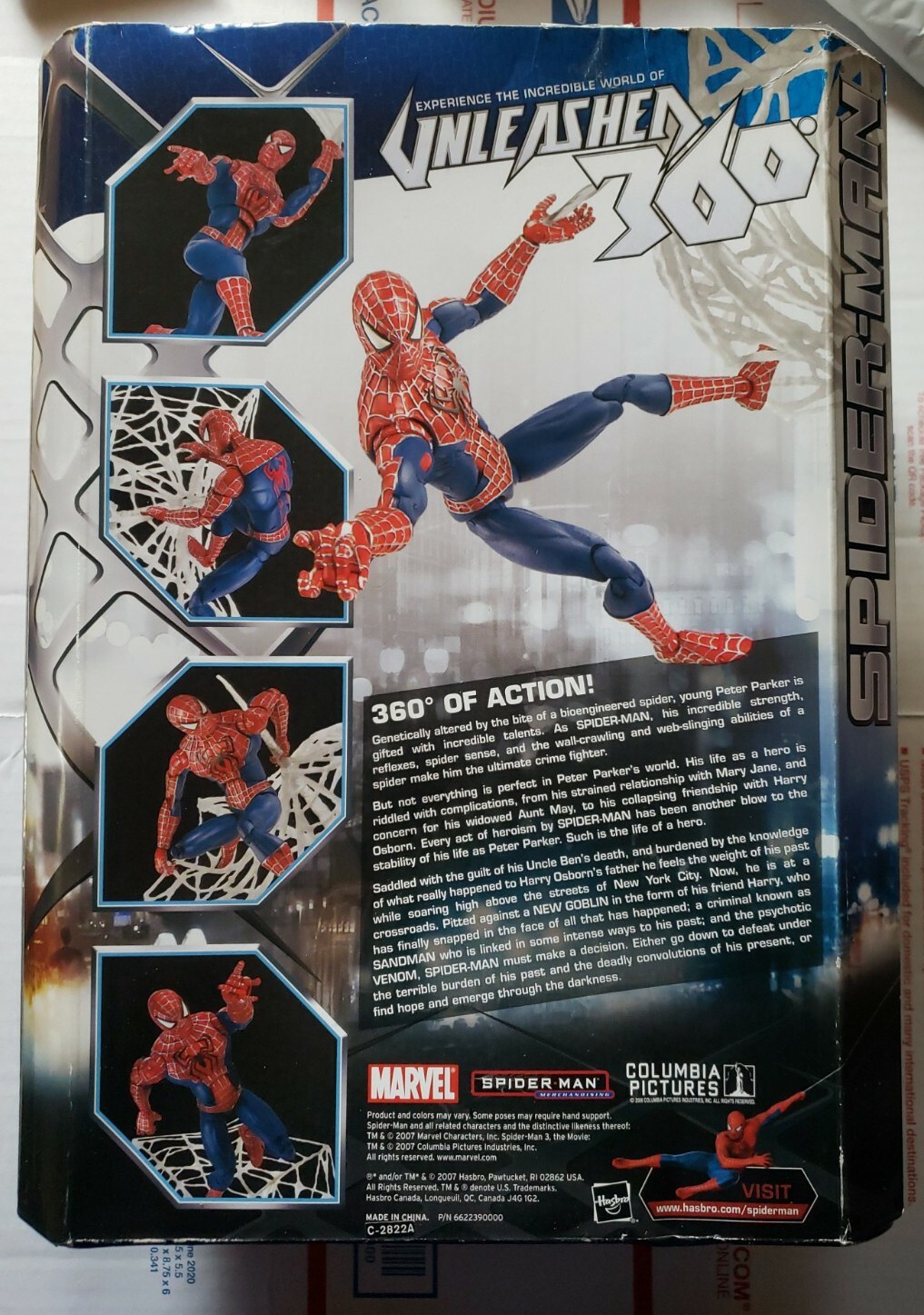 Marvel Legends Unleashed 360 Action Figure Spider-Man 3 Movie 2007 | eBay