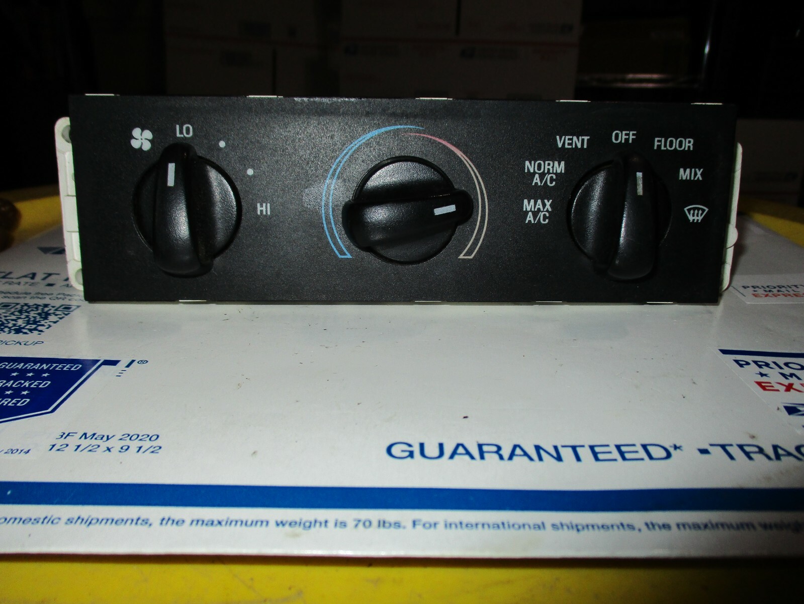 🚘 1998 MUSTANG CLIMATE TEMPERATURE CONTROL UNIT DEFROSTER FAN SPEED ...