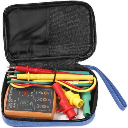 3 Phase Sequence Presence Rotation Tester Indicator Detector Meter with ...