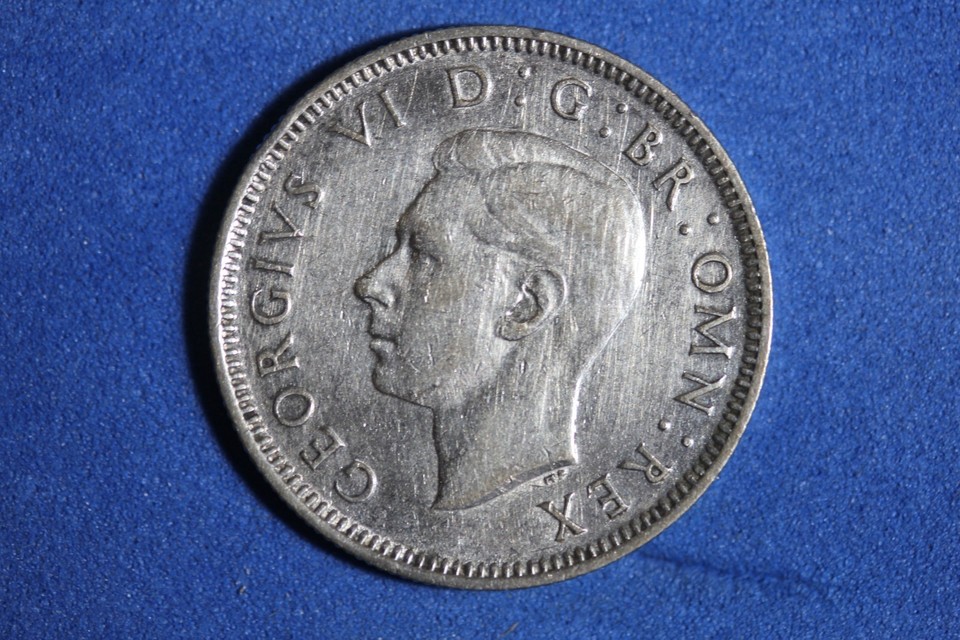 1942 Great Britain English Crest 1 Shilling Silver Coin #M24172 | eBay