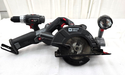 PORTER-CABLE 18 VOLT CORDLESS 4 TOOL COMBO SET | eBay