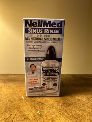 NeilMed Sinus Rinse 1 Squeeze Bottles 8 OZ+2 Packet Exp date: 06/2026 ...