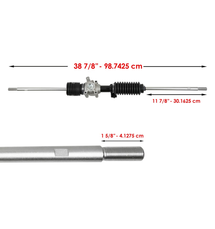Steering Gear Box Rack And Pinion W/ Tie Rod Ends for Polaris RZR 900 ...