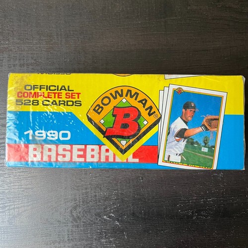 1990 Bowman Baseball Complete Factory Sealed Set - 528 Card Set | eBay