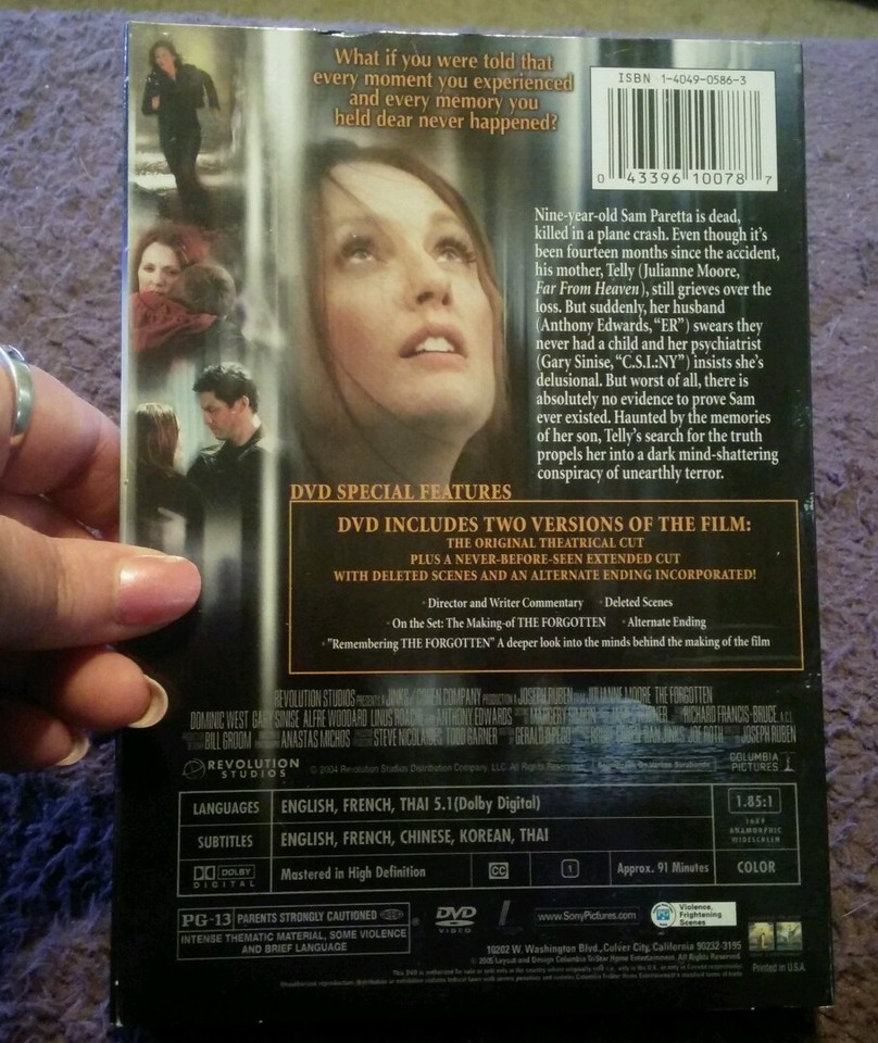 The Forgotten (DVD, 2005) 43396100787| eBay