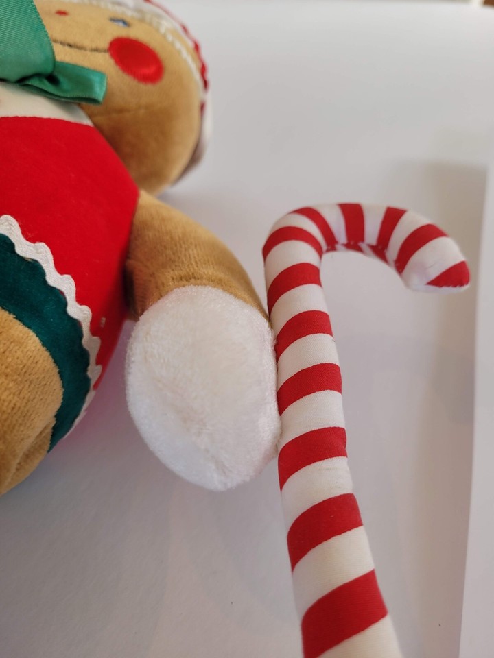 Vtg 1990 Target Gingerbread Man Plush 12” Christmas Decor with Candy ...