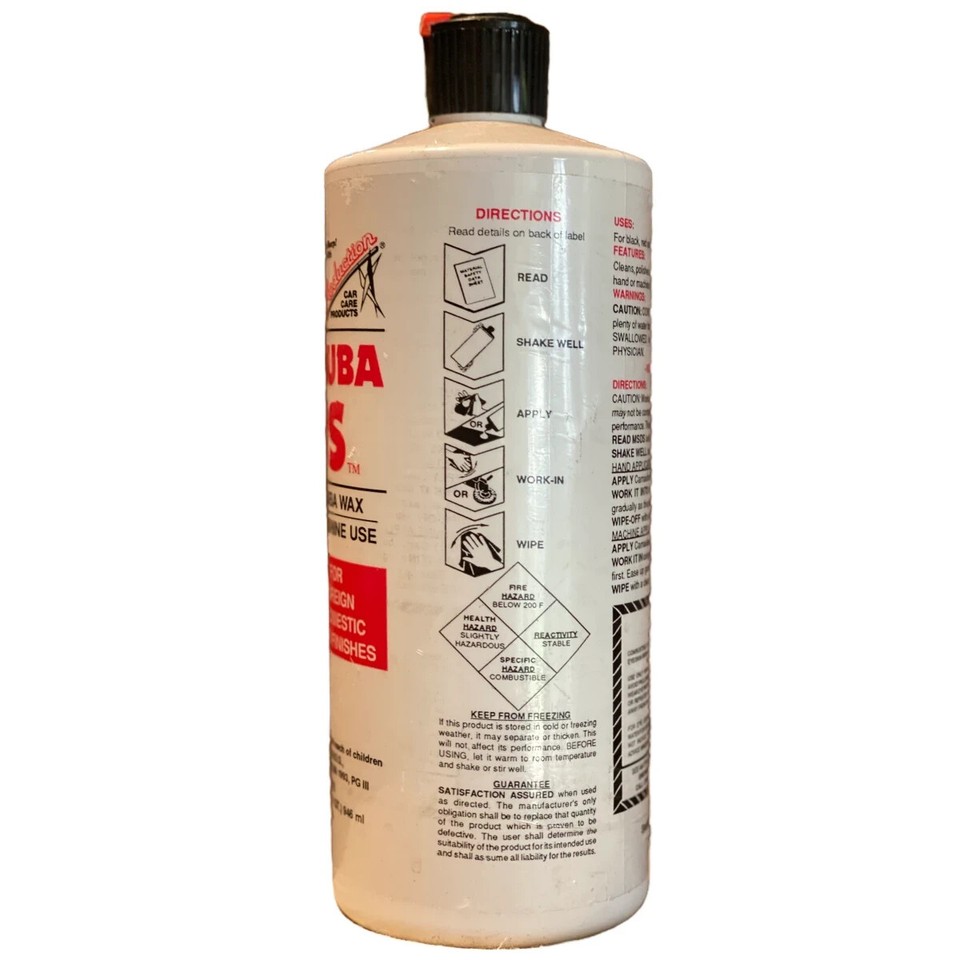 QUART Carnauba Plus Liquid Wax Mfg by Production Car Care and FREE GIFT ...