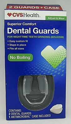 CVS Dental Guards For Nighttime Teeth Grinding Adjust And Wear 2 Guards ...