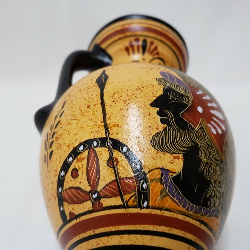 Ares God Hera Goddess Rare Hand Painted Ancient Greek Art Vase Amphora ...