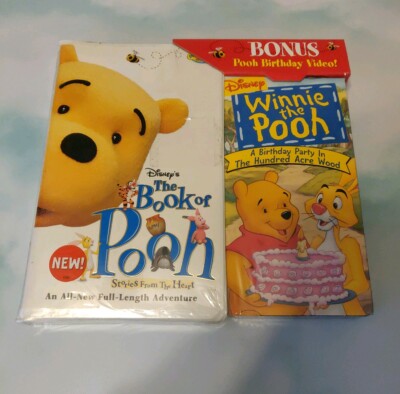 VHS Factory Sealed Disney The Book of Pooh w/ Bonus Birthday Party VHS ...