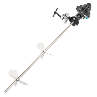 50 Gallon Pneumatic Mixer Horizontal Plate Rung Dope Stainless Steel ...