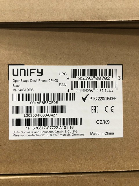 Unify CP 400 OpenScape Desk Phone VoIP Business Phone for sale online ...