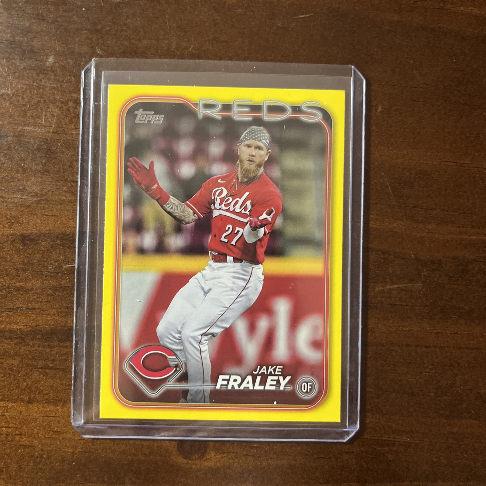 2024 Topps Series 1 Yellow Parallel #261 Jake Fraley Reds | eBay