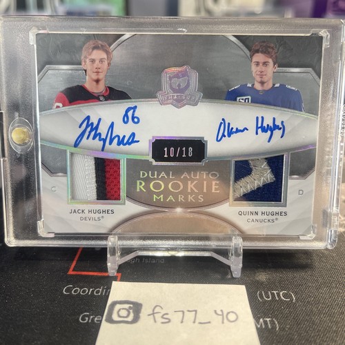 2019-20 Hughes Dual Auto Rookie Marks /18 | eBay
