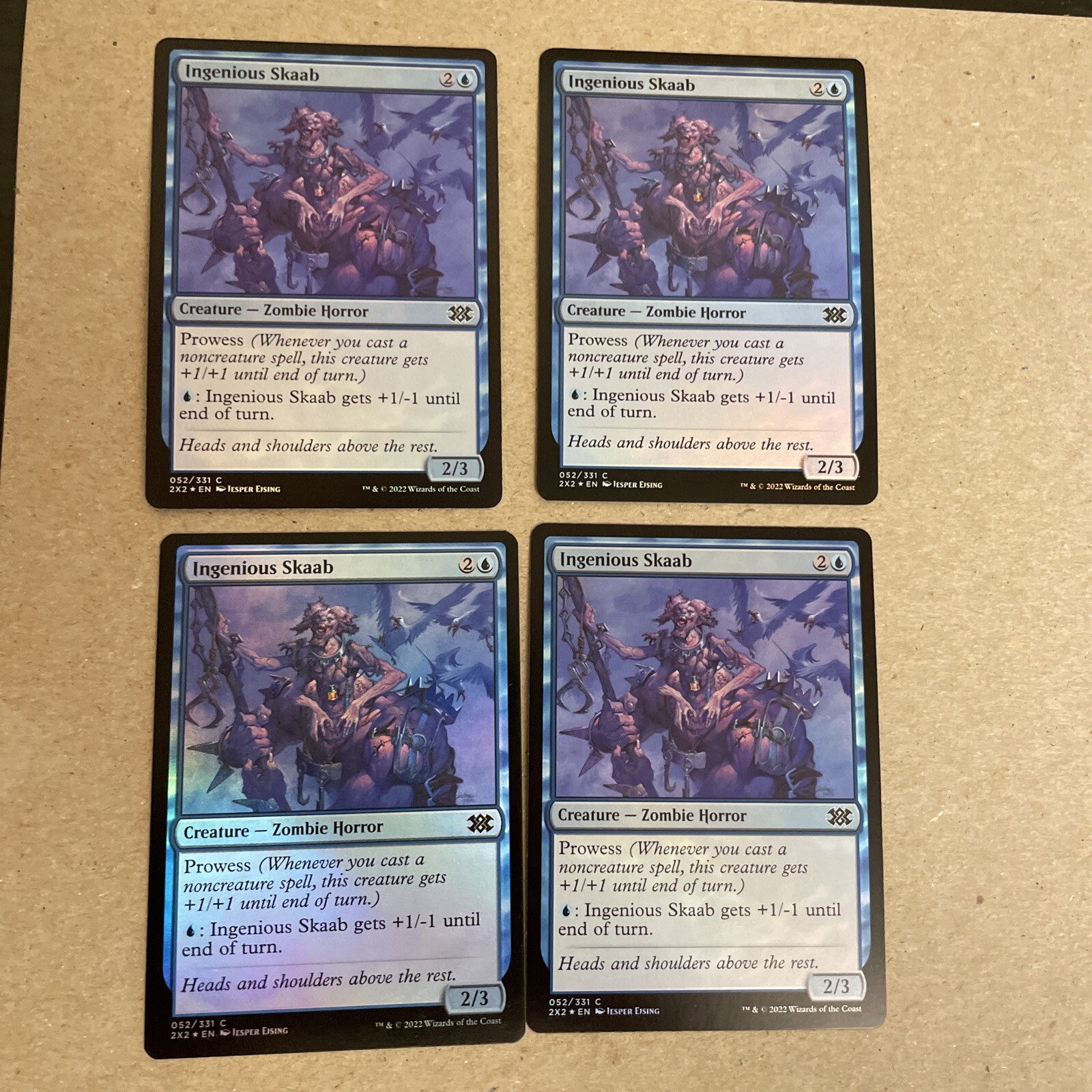 FOIL INGENIOUS SKAAB X4 Double Masters 2022 Magic MTG MINT CARD | eBay