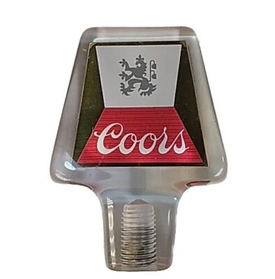 Coors Beer Tap Handle Pull Acrylic Lucite Short Very Nice Vintage ...