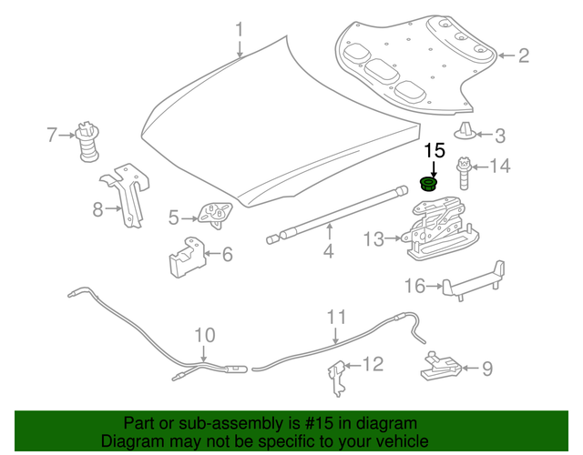 Genuine Mercedes-Benz Knee Air Bag Nut 0019905850 OEM for sale online ...