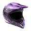 Typhoon Adult Dirt Bike Helmet ATV Off Road ORV Motocross Purple DOT ...
