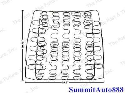 1964 1965 64 65 Chevy Chevelle & El Camino Rear Back Seat Spring ...