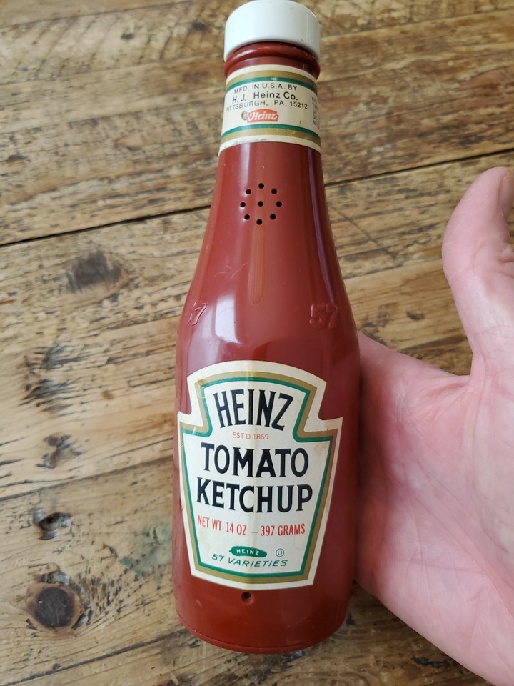 Vintage Heinz Tomato Ketchup Bottle Landline Phone 1984 Retro Decor ...