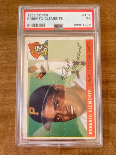 1955 Topps Baseball #164 Roberto Clemente Rookie Card PSA 1 | eBay