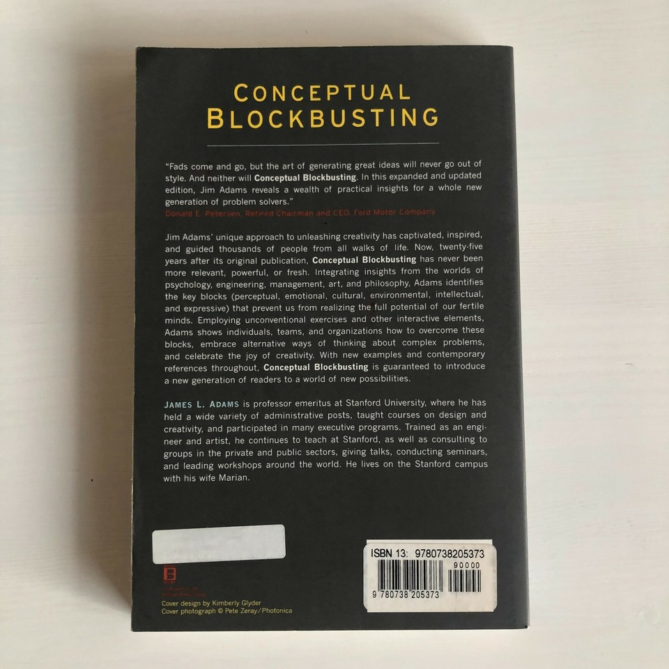 Conceptual Blockbusting: A Guide to Better Ideas by James L. Adams 9780738205373 | eBay