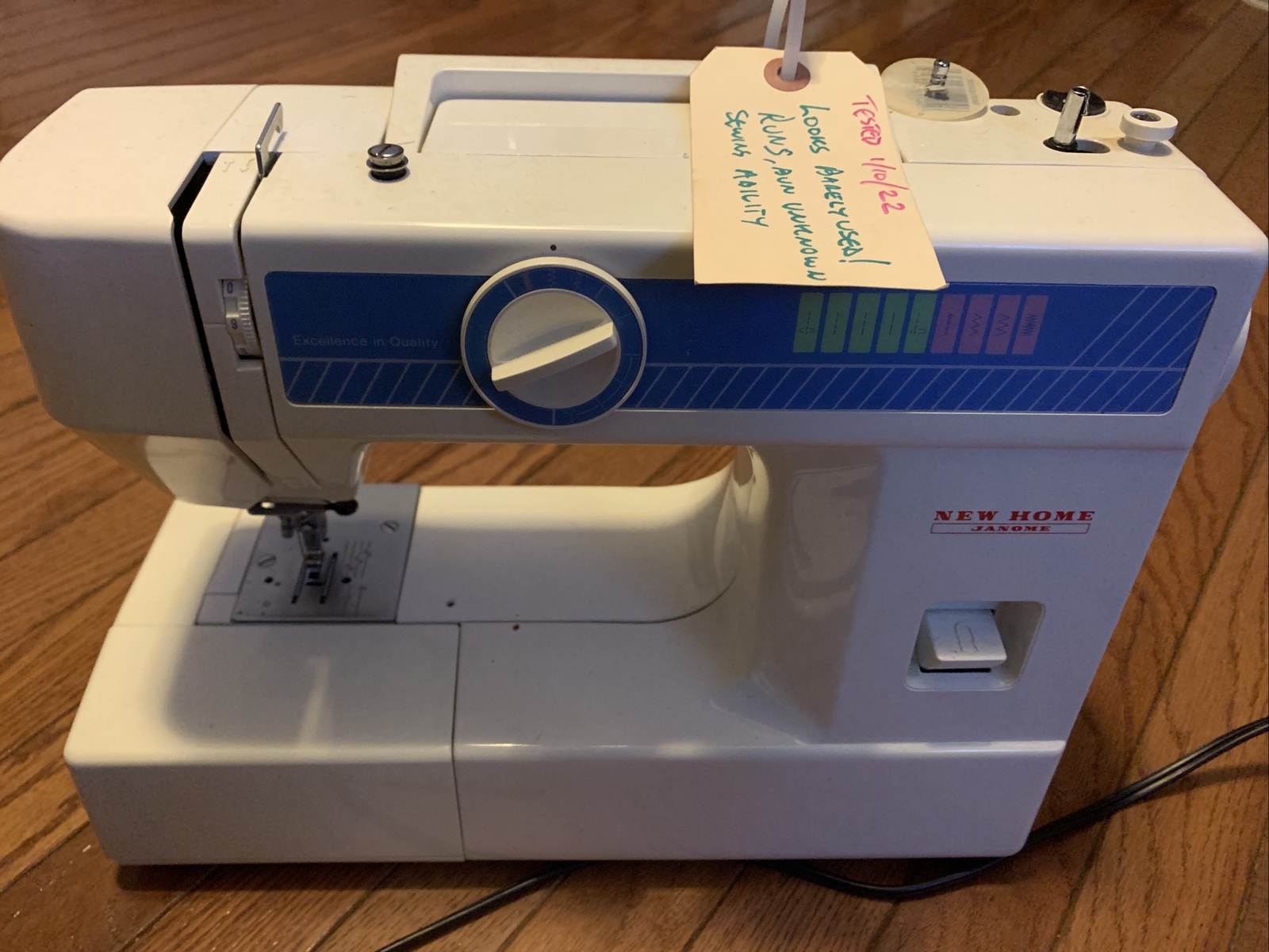 Home Janome Memory Craft 8000 Sewing Machine Case Pedal Power Manual ...