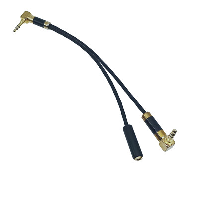 3.5mm mini jack Microphone 20cm Y Cable For Audio Timecode Generator ...