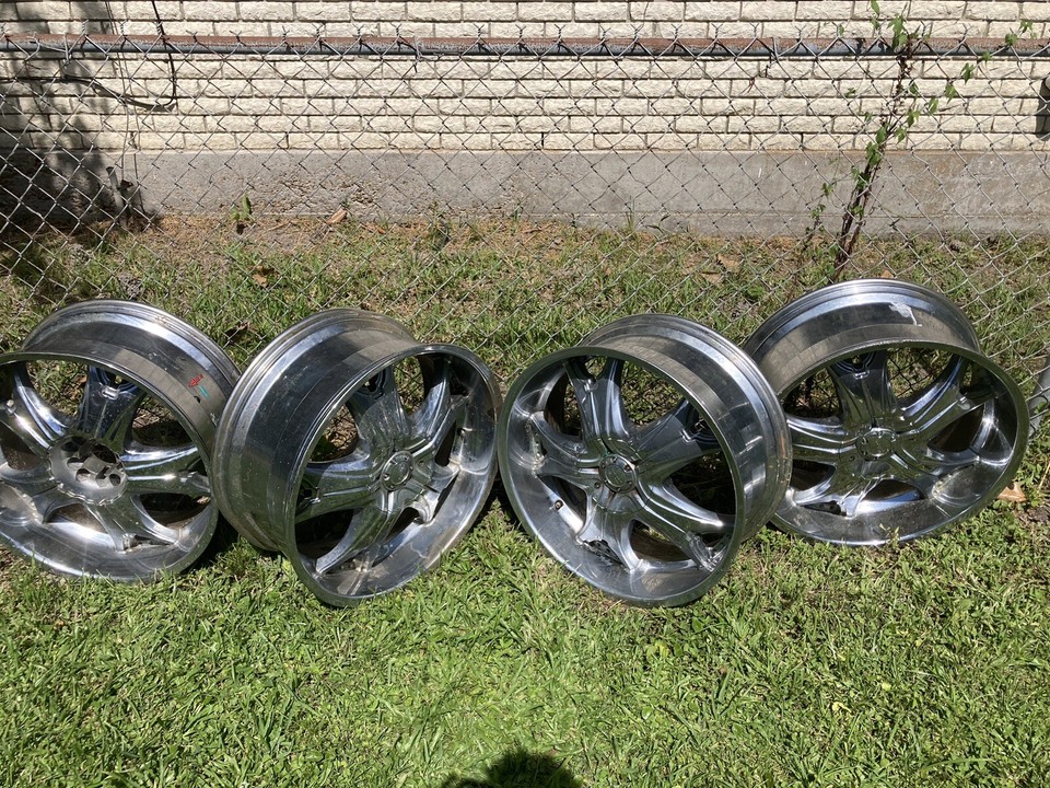 20 inch chrome rims set of 4 | eBay