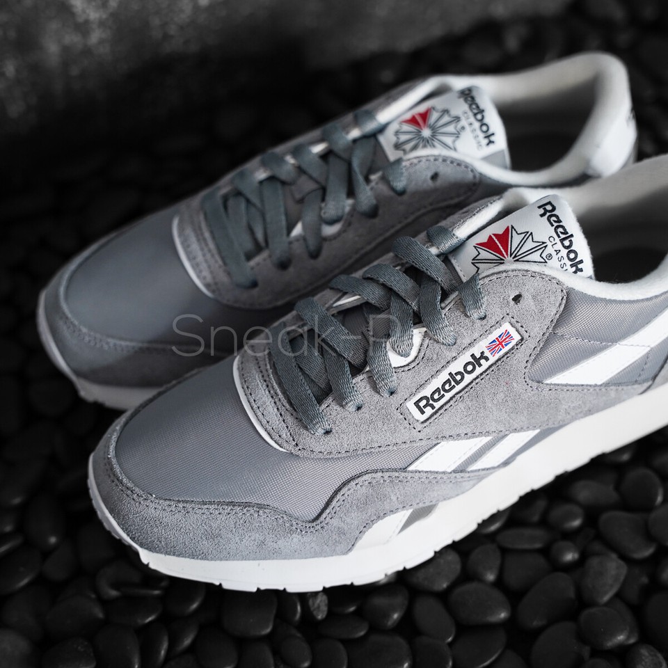 Reebok Classic Nylon Men's Running Shoe Athletic Sneakers Trainers #233 ...