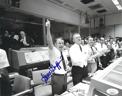 Gerald (Gerry) Griffin signed NASA Apollo13 Flight Director B&W 8x10 ...