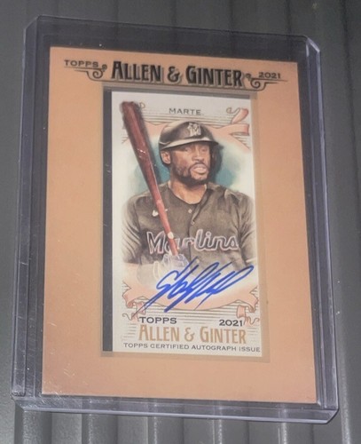 STARLING MARTE AUTOGRAPH 2021 Topps Allen & Ginter Framed STAR AUTO ...