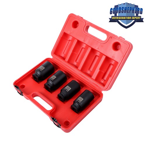 1/2" Drive Deep Spindle Axle Nut Socket Set MM 30mm 32mm 34mm 36mm 12 ...